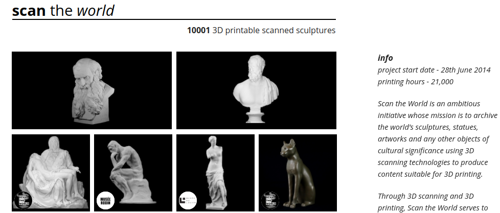 Scan the World #scantheworld #3dPrinting – Joshua Meyer